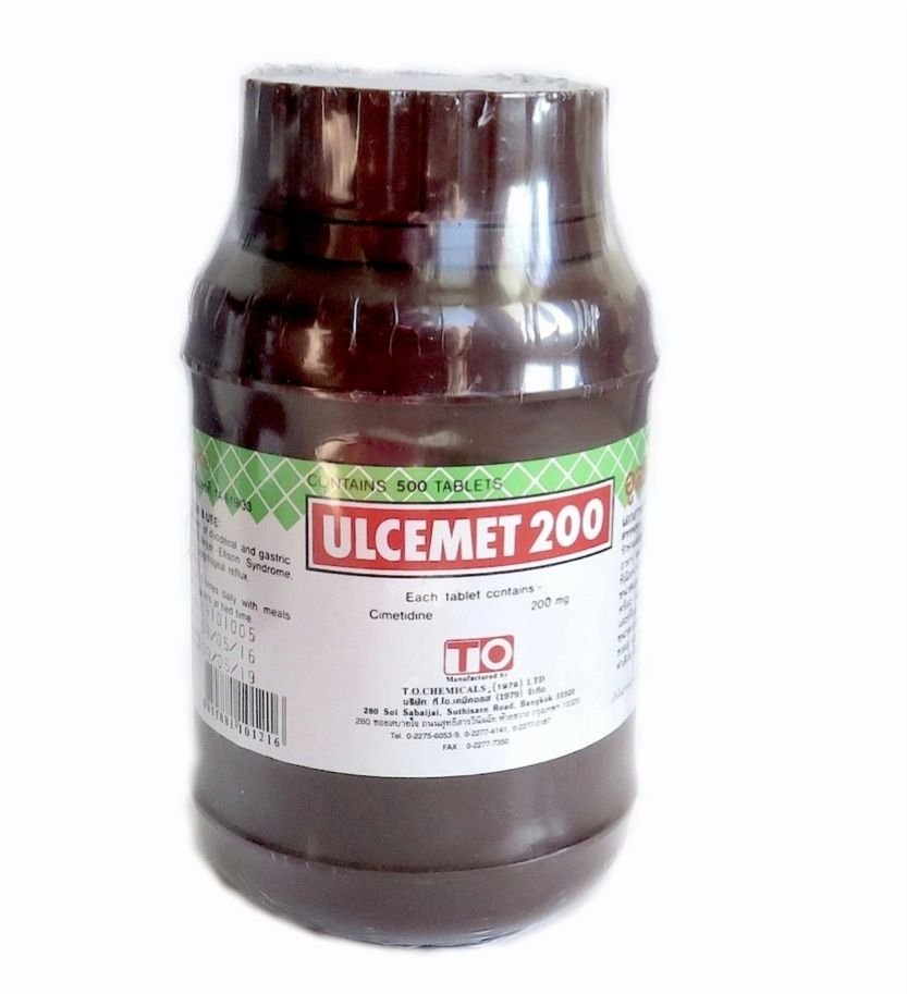 1000 Tablets Cimetidine generic Tagamet 200 mg 2x500 Acid Reflux ...