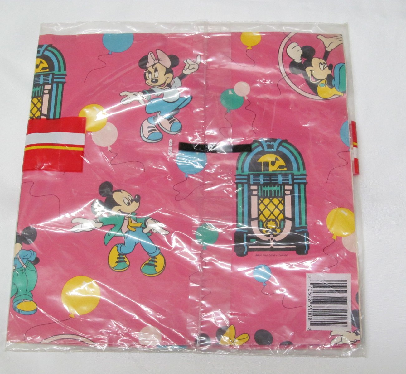 Vintage Disney Character Gift Wrap Wrapping Paper Mickey Minnie Mouse