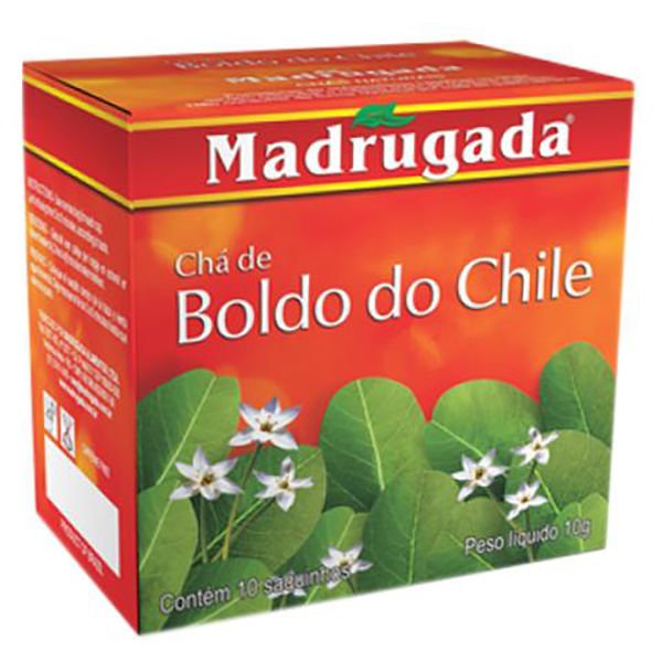 Tea for Hangovers - Cha Boldo Tea with Herbal Infusion - Organic - 10 Packs