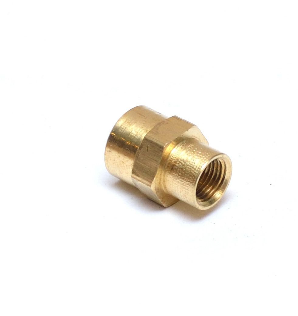 Female Reducer Adapter Coupler 1/4" Female NPT to 1/8" Female NPT Brass ...