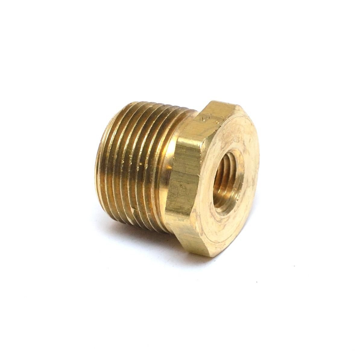 Brass Reducer 1/4" NPT(F) to 3/4" NPT (M) Reducer Bushing adapter gauge