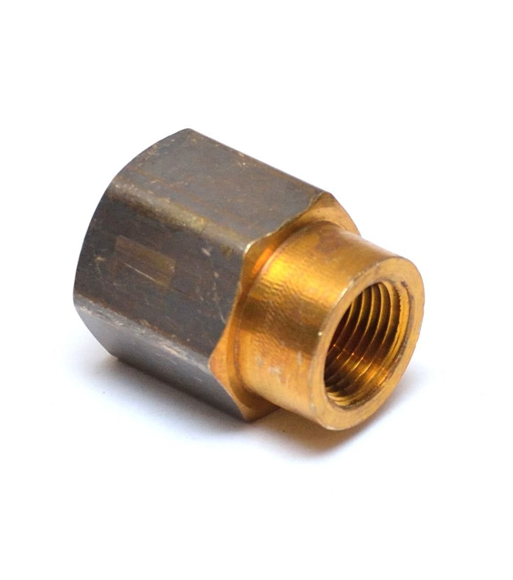 Female Reducer Adapter Coupler 1/2" Female NPT to 3/8" Female NPT Brass ...
