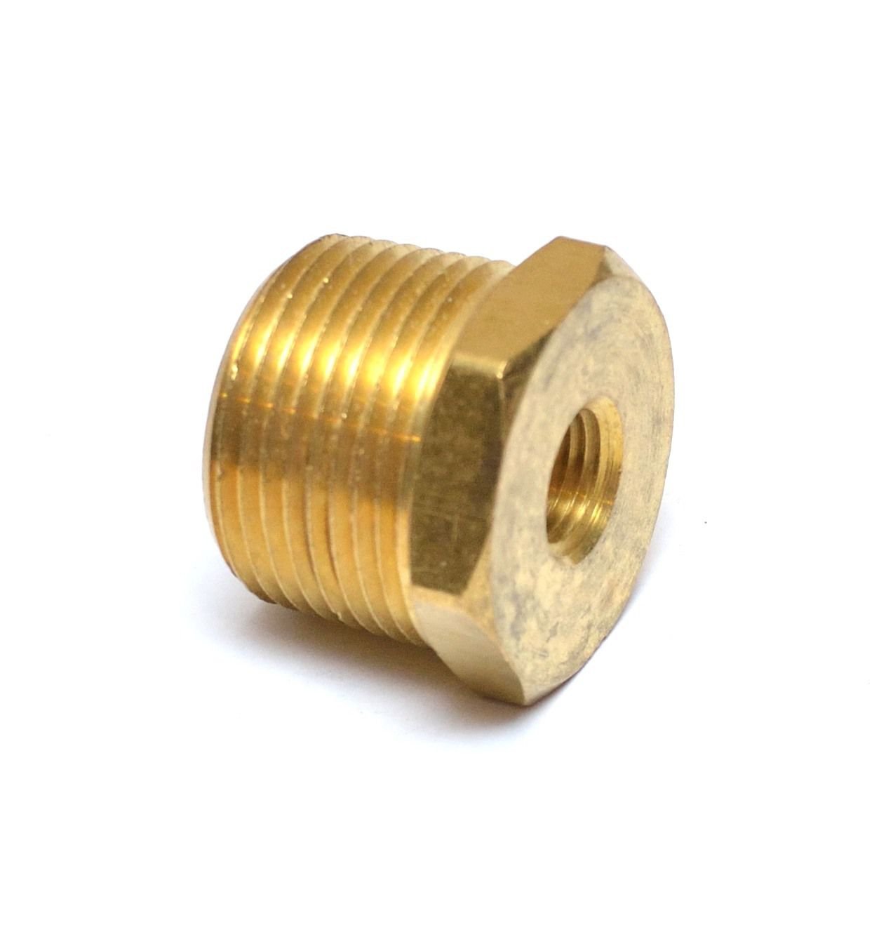 Brass Reducer bushing adapter 1" NPT Male x 1/4 NPT Female FasParts