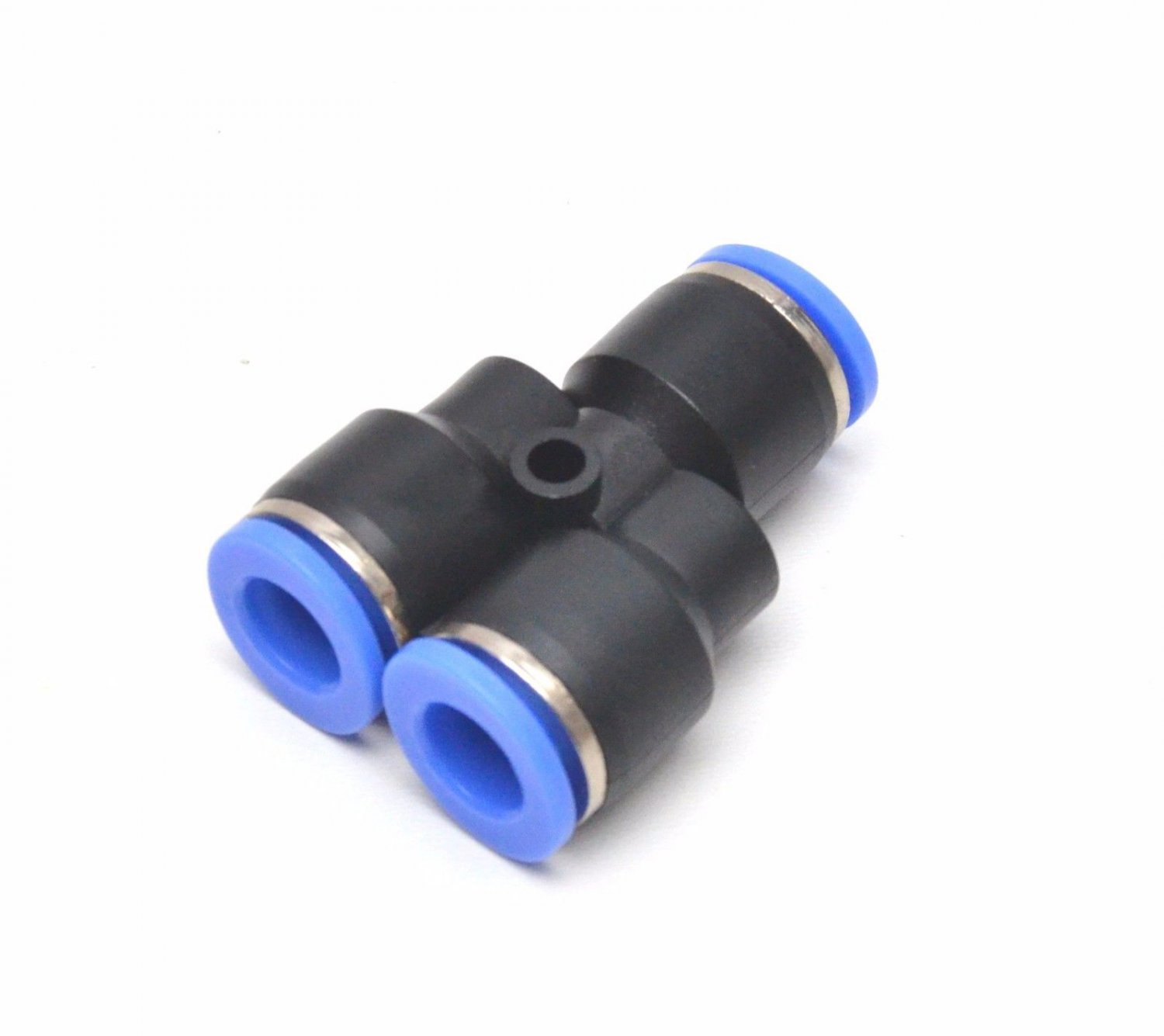 2 Pcs 3/8 OD Push to Connect Y Wye Fitting Splitter Union Air Pneumatic ...