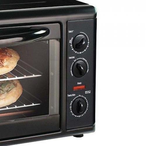 HamiltonBeach Countertop 2 Rack Convection Toaster Oven, Blk ...