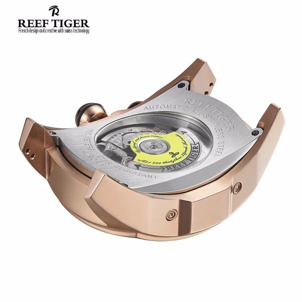 Reef Tiger RT RGA3069 Luxury Men's Tourbillon Automatic Watch Aurora ...