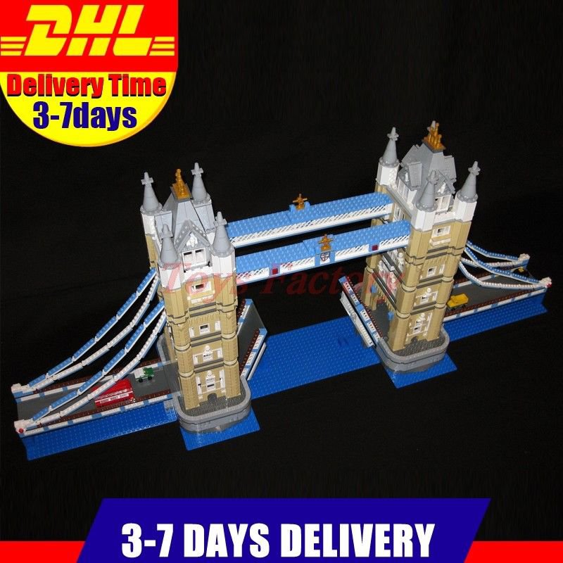London Tower Bridge 4295pcs Building Blocks Toy Set with Miniature ...