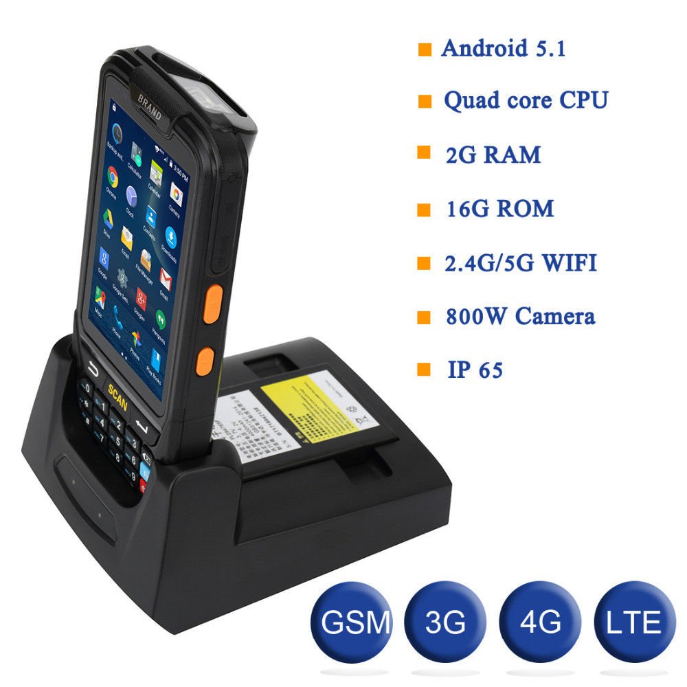 Industrial Rugged Handheld Data Collector Wireless 4G Mobile Data ...