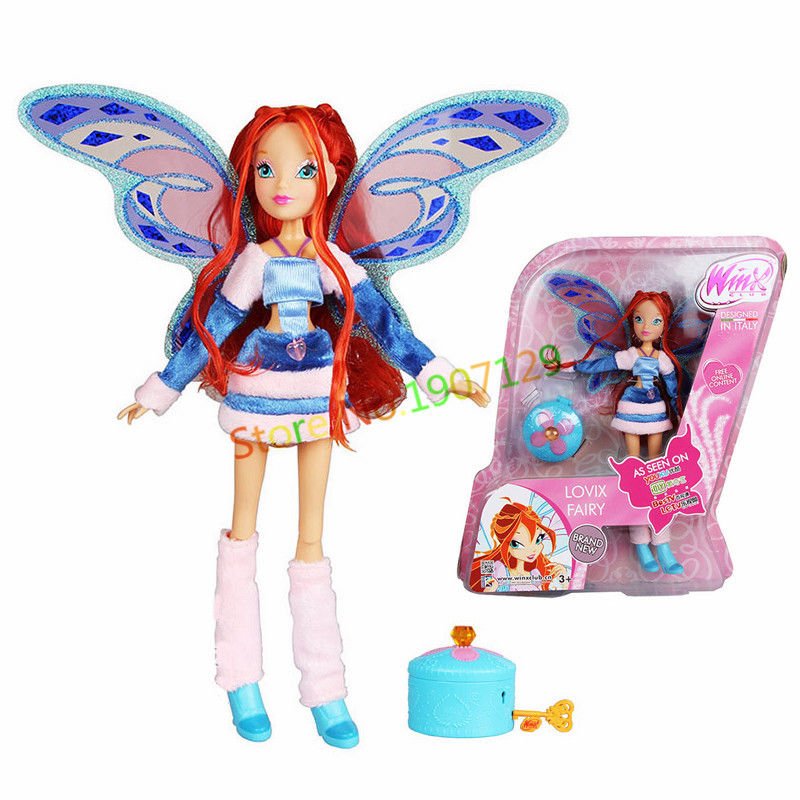 Lovix Fairy Winx Club Doll Rainbow Colorful Girl Action Figure Doll ...