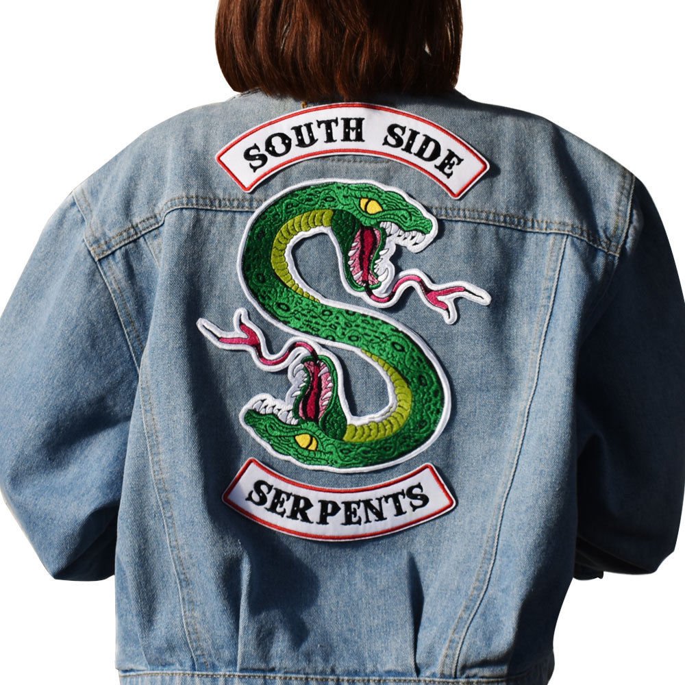 Large Riverdale South Side Serpents Green Snake Patch Iron Sew On ...
