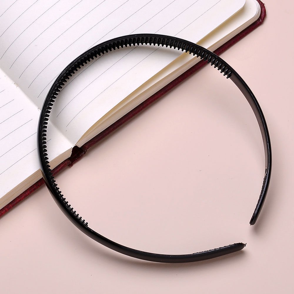 Women Men Alice Band Headband Black Colour Metal Alice Band Hair Band ...