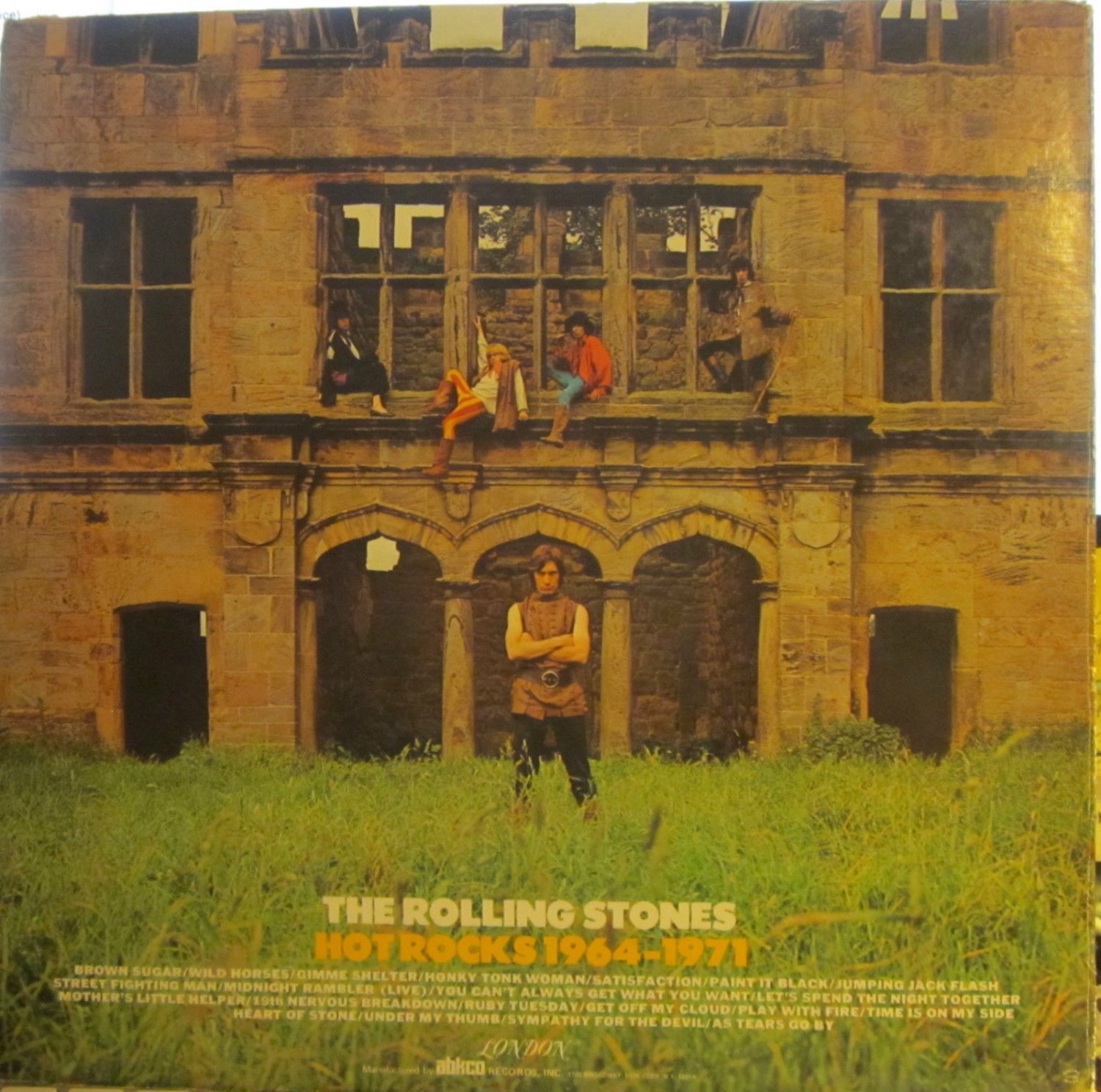 Rolling Stones - Hot Rocks '64-'71 (2 LP set) (song titles sticker on ...