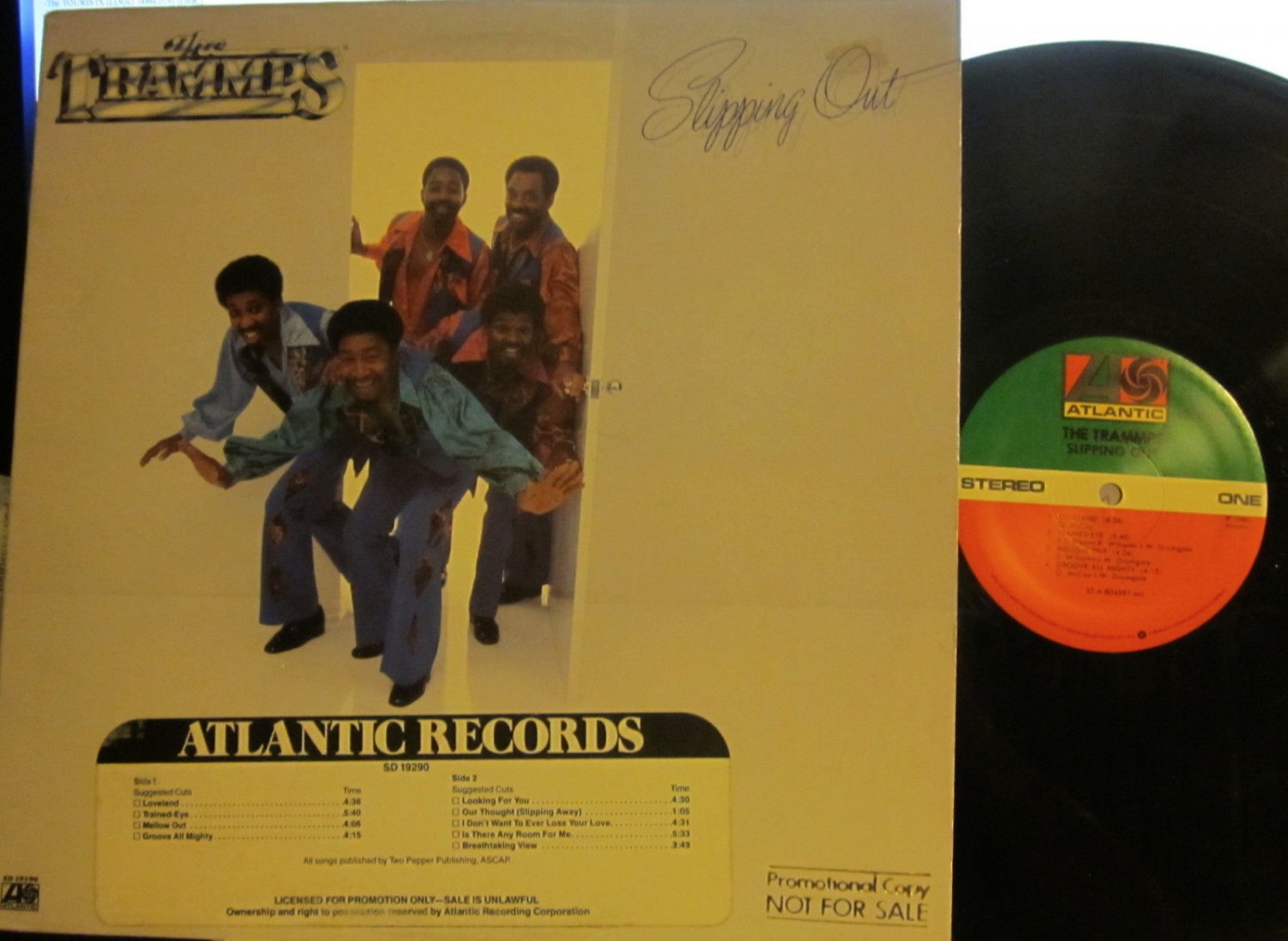 Trammps - Slippin' Out (Atlantic 19290) ('80) (timing strip) (PS)