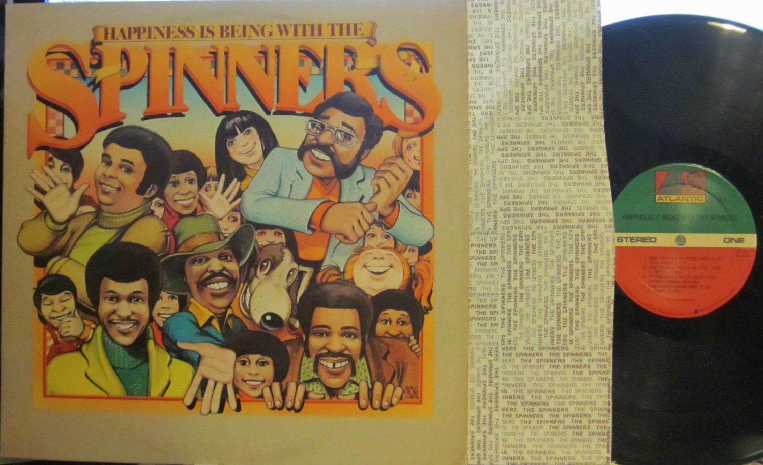 Spinners - Happiness Is Being with (Atlantic 18181) ('76) (Whistl'n ...