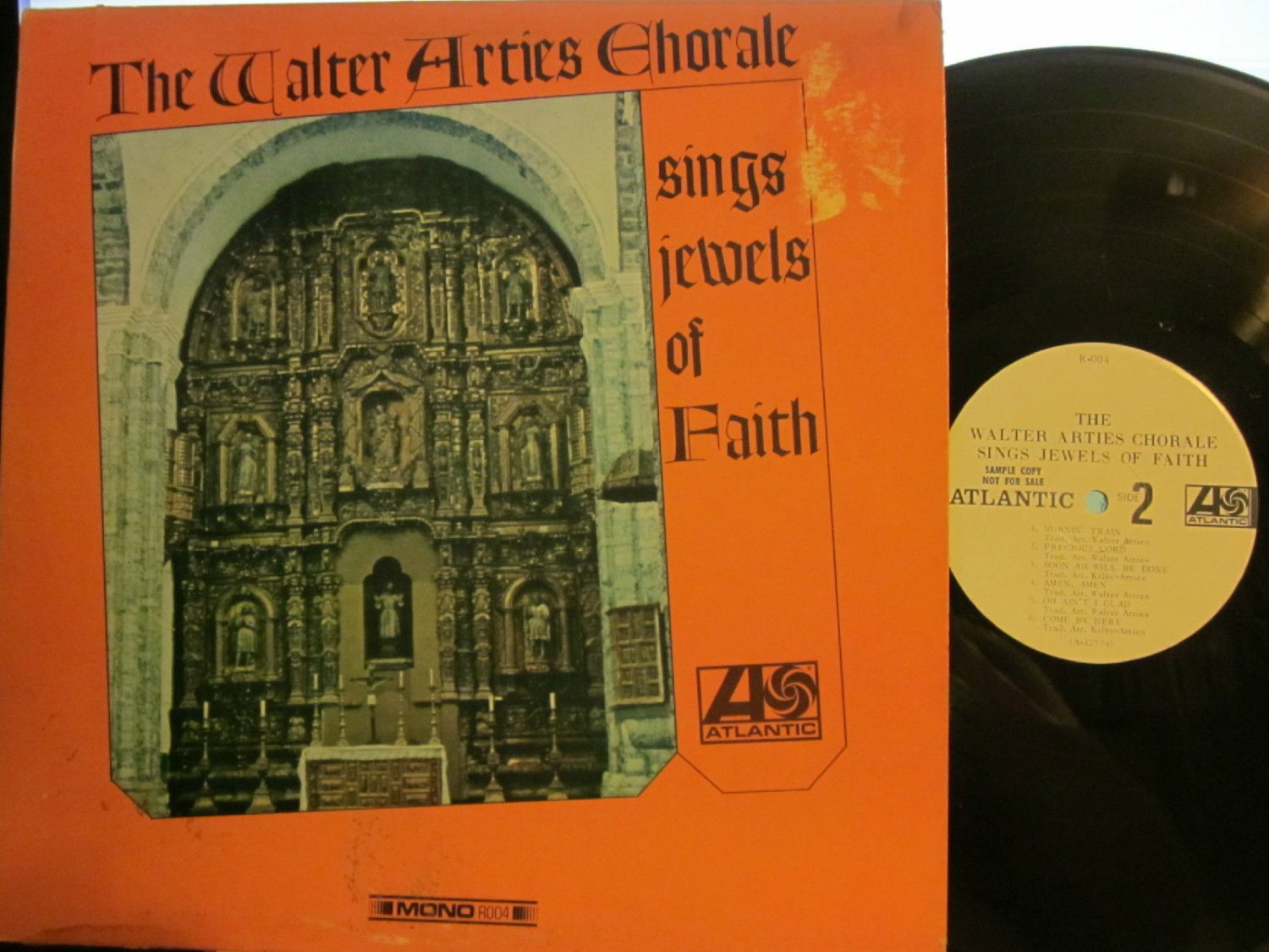 Walter Arties Chorale - Sings Jewels of Faith (Atlantic R-004) (Mono) (PL)