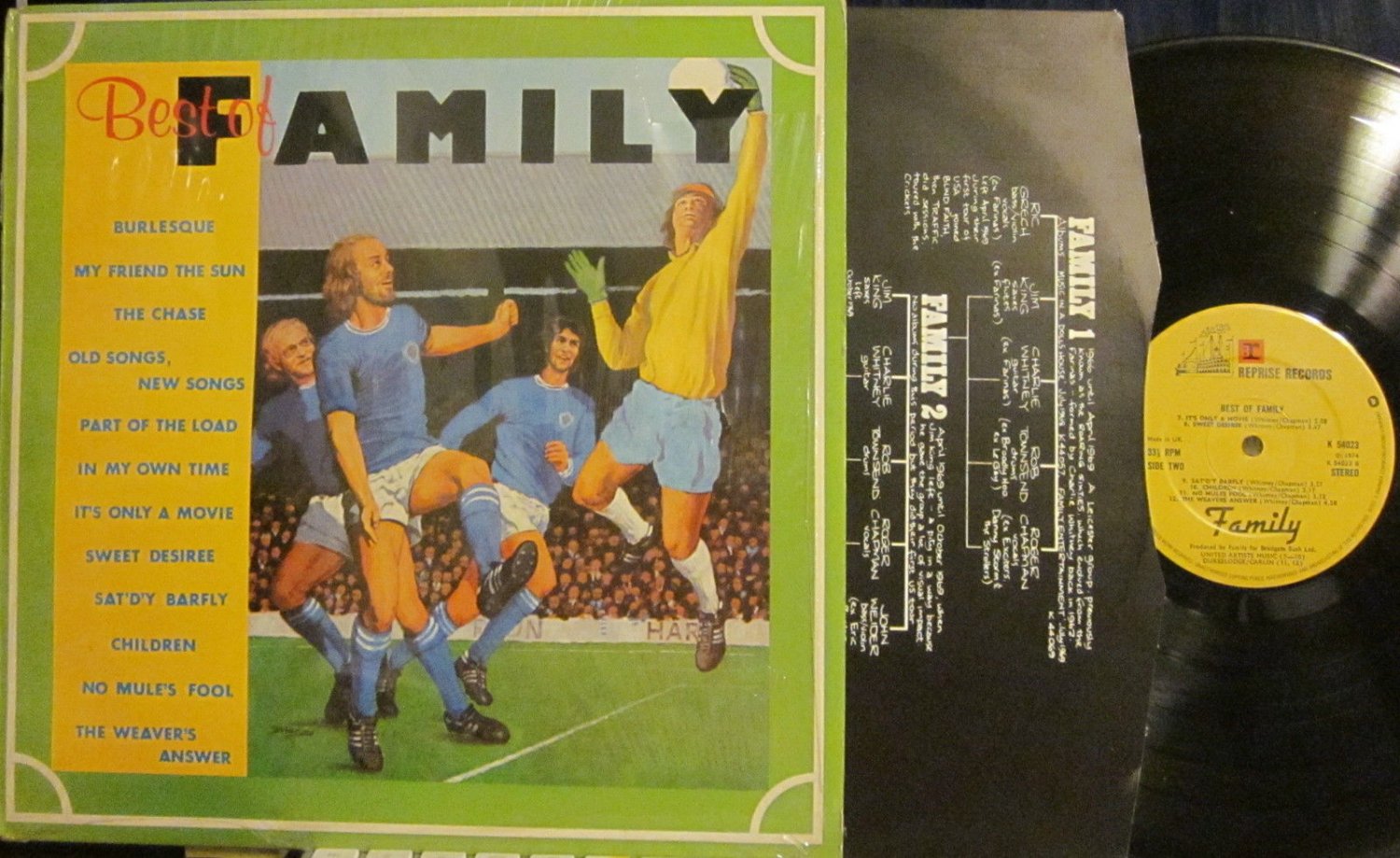 Family - Best of Family (Reprise 54023) (UK) (Roger Chapman, Charlie ...