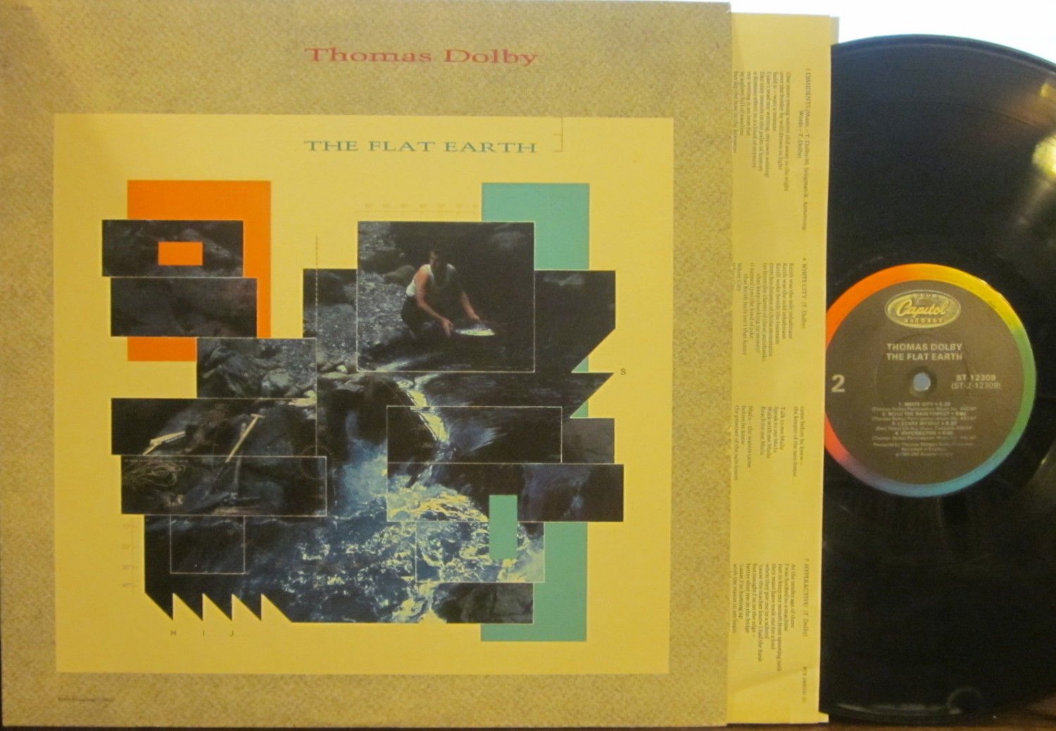 Thomas Dolby - The Flat Earth (Capitol 12309) (with "Hyperactive") ('84)