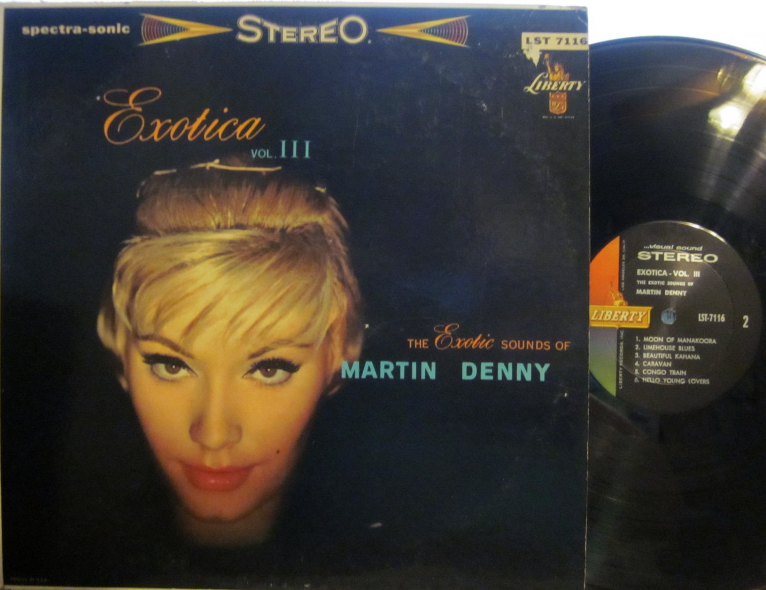 Martin Denny - Exotica Vol. III (Liberty 7116) (blonde Sandy Warner cover!)