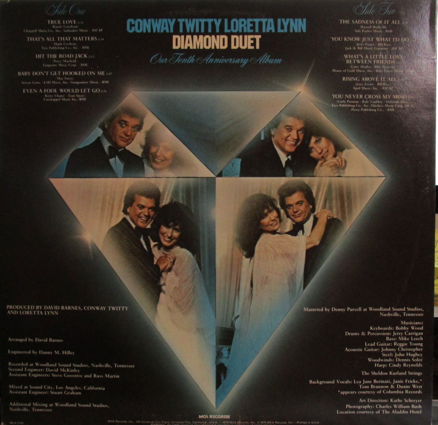 Conway Twitty & Loretta Lynn - Diamond Duet (MCA 3190) ('79) "Hit the Road Jack