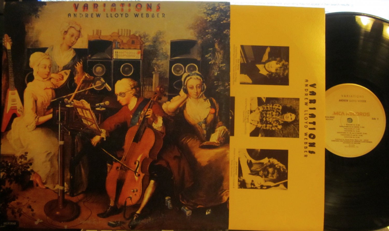 Andrew Lloyd Webber - Variations (with 7" single) (Rod Argent, Garry ...