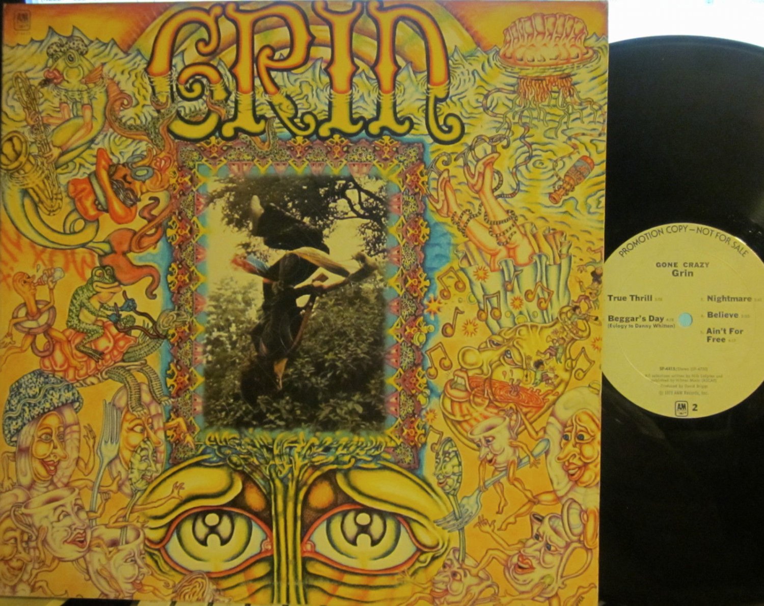 Grin - Gone Crazy (A&M 4415) (PL) (Nils Lofgren of Bruce Springsteen's ...