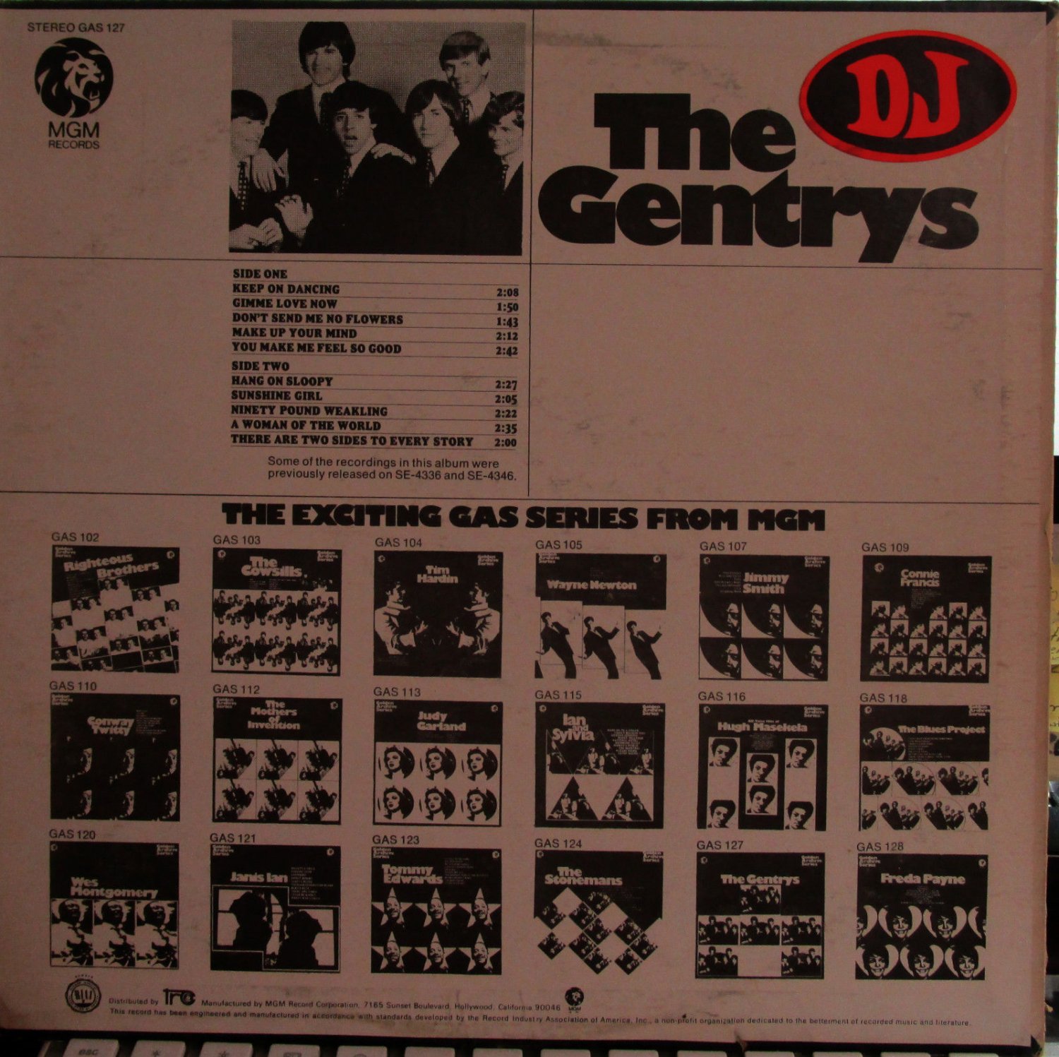 Gentrys - The Gentrys (Golden Archives 127) (yellow PL) ("Keep on Dancing")