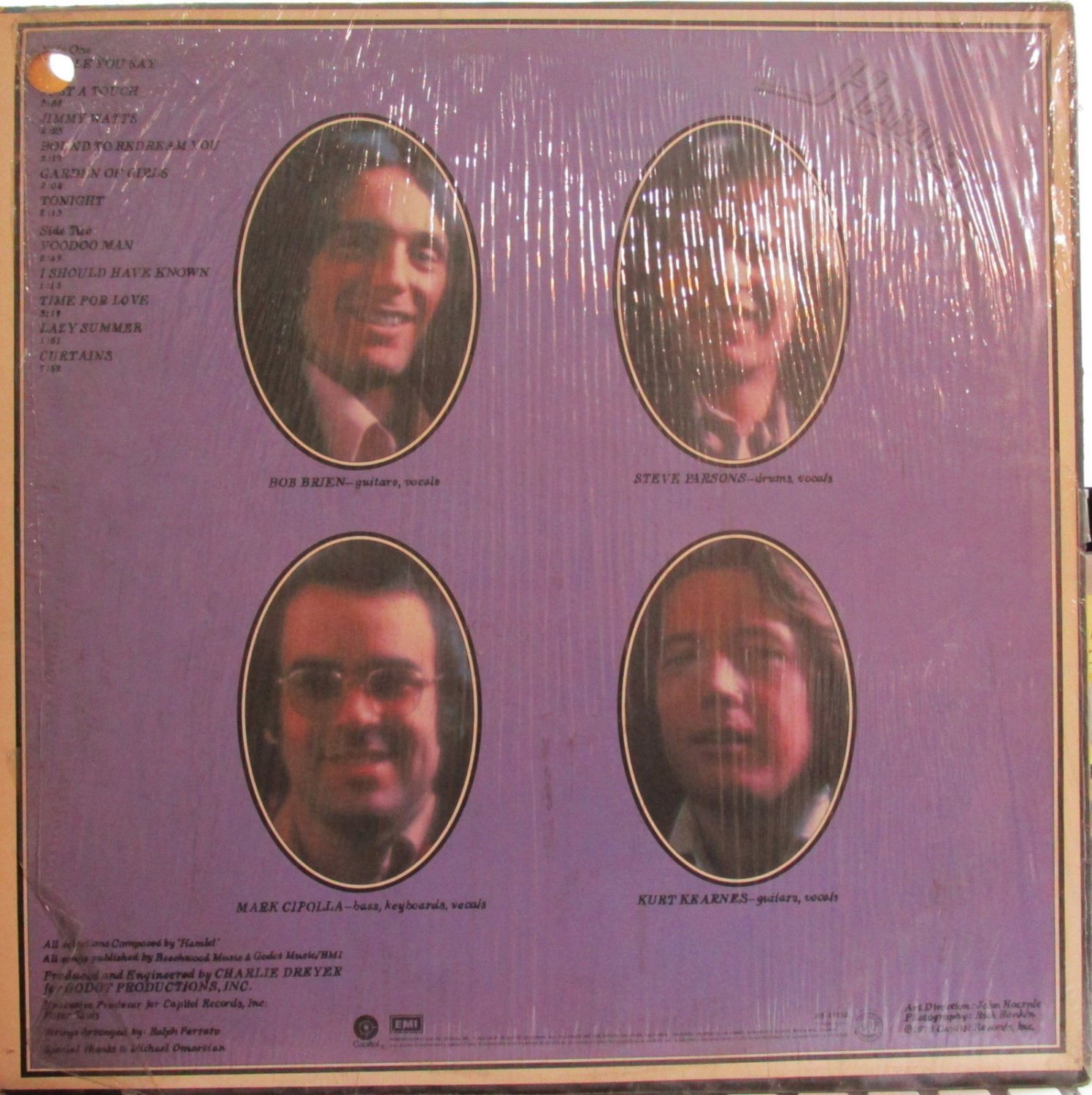 Hamlet - Hamlet (Capitol 11152) '73 (Bob Brien, Mark Cipolla of The Boy ...