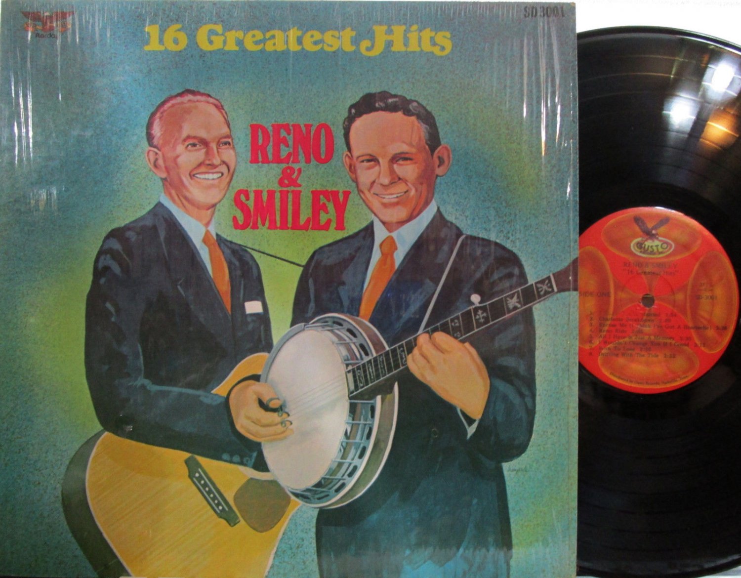 (Don) Reno & (Red) Smiley - 16 Greatest Hits (Gusto 3001) (bluegrass ...