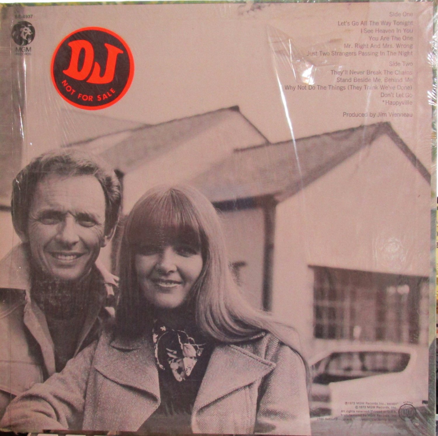 Mel Tillis & Sherry Bryce - Let's Go All the Way Tonight (MGM 4937 ...