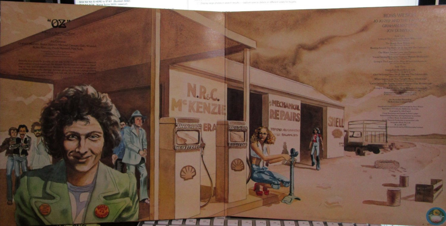 OZ (Soundtrack) (Australia) Ross Wilson, Jo Jo Zep and the Falcons, Joy ...