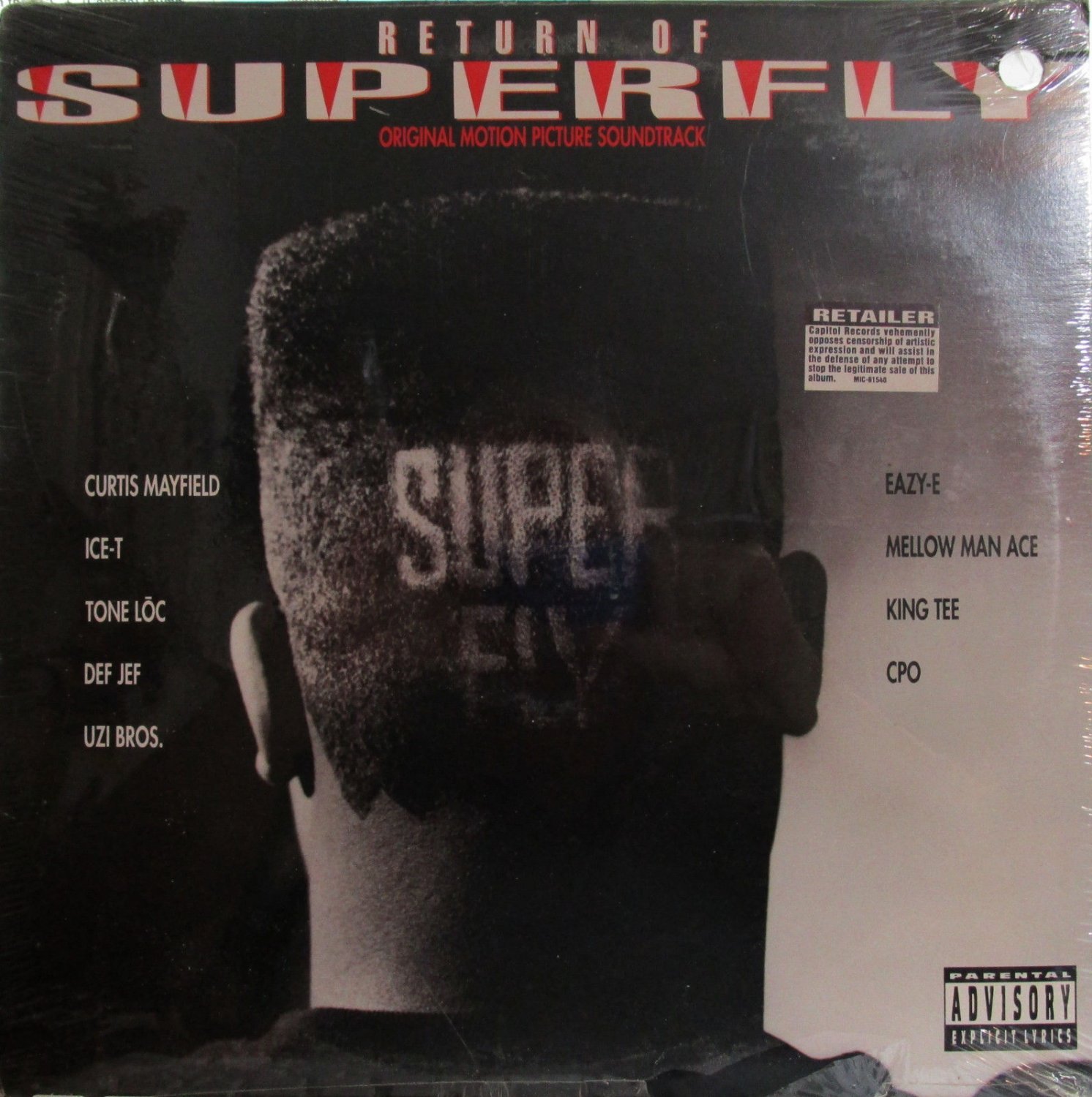 Return of Superfly (Soundtrack) Curtis Mayfield, Ice-T, Tone Loc, Eazy ...