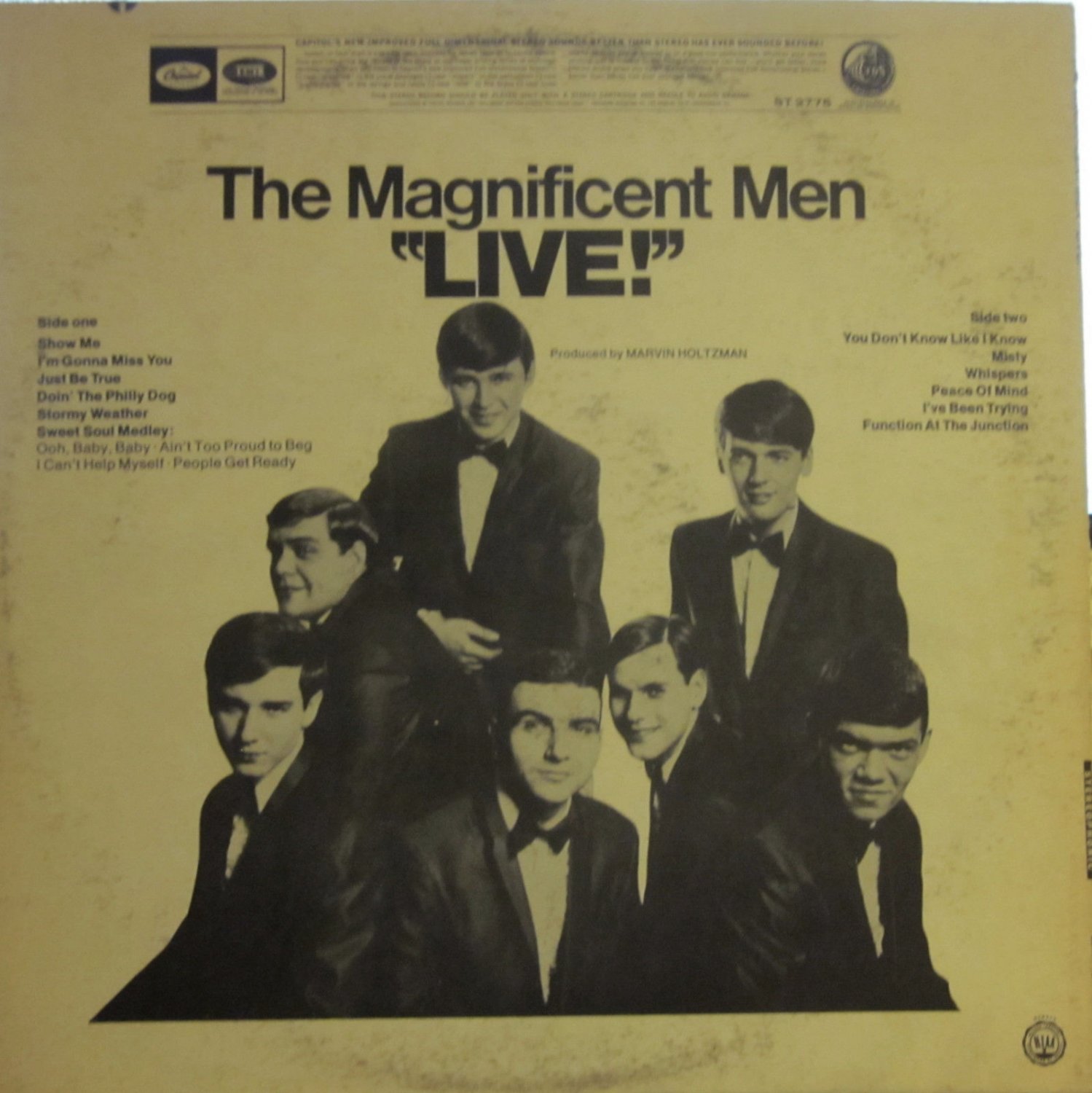 Magnificent Men - "Live" (Capitol 2775) (ex Del-Chords + ex-Endells!)