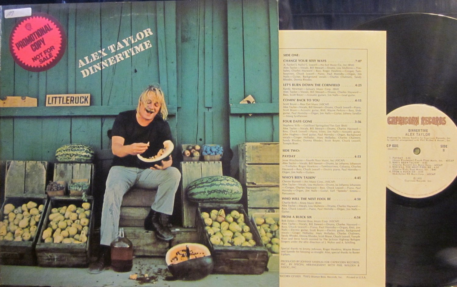 Alex Taylor - Dinnertime (Capricorn 0101) (James Taylor's brother)