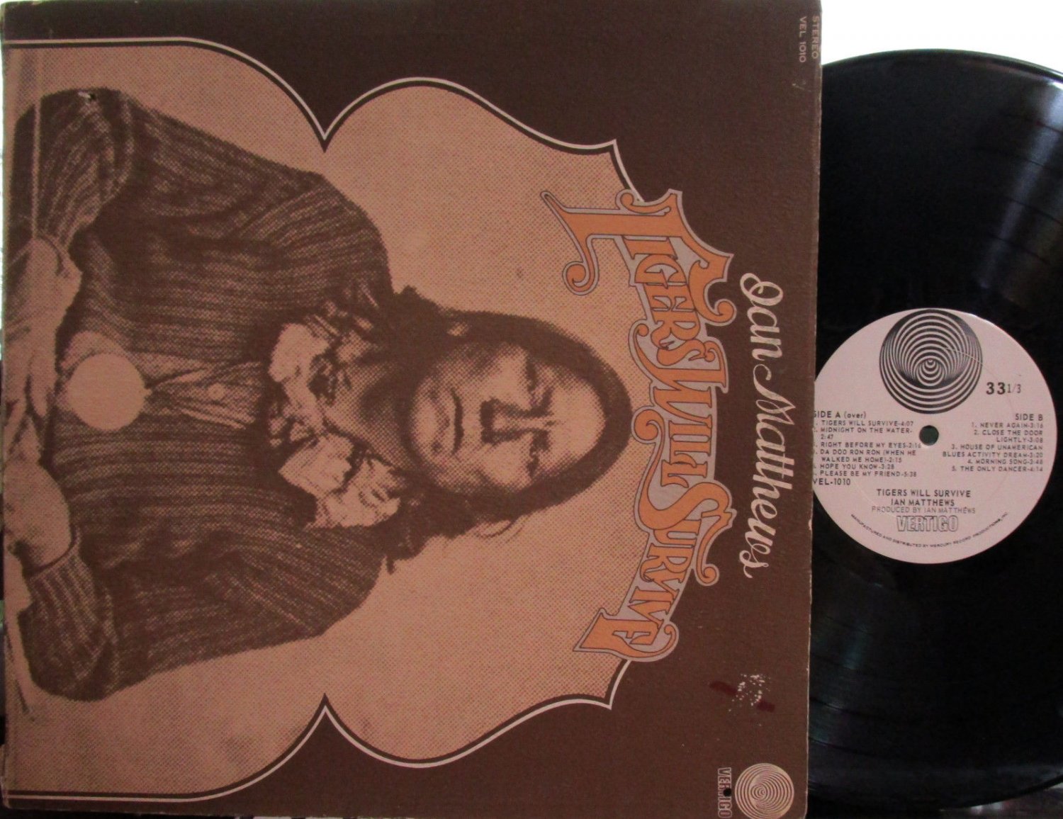 Ian Matthews - Tigers Will Survive (Vertigo VEL 1010) Tim Renwick ...