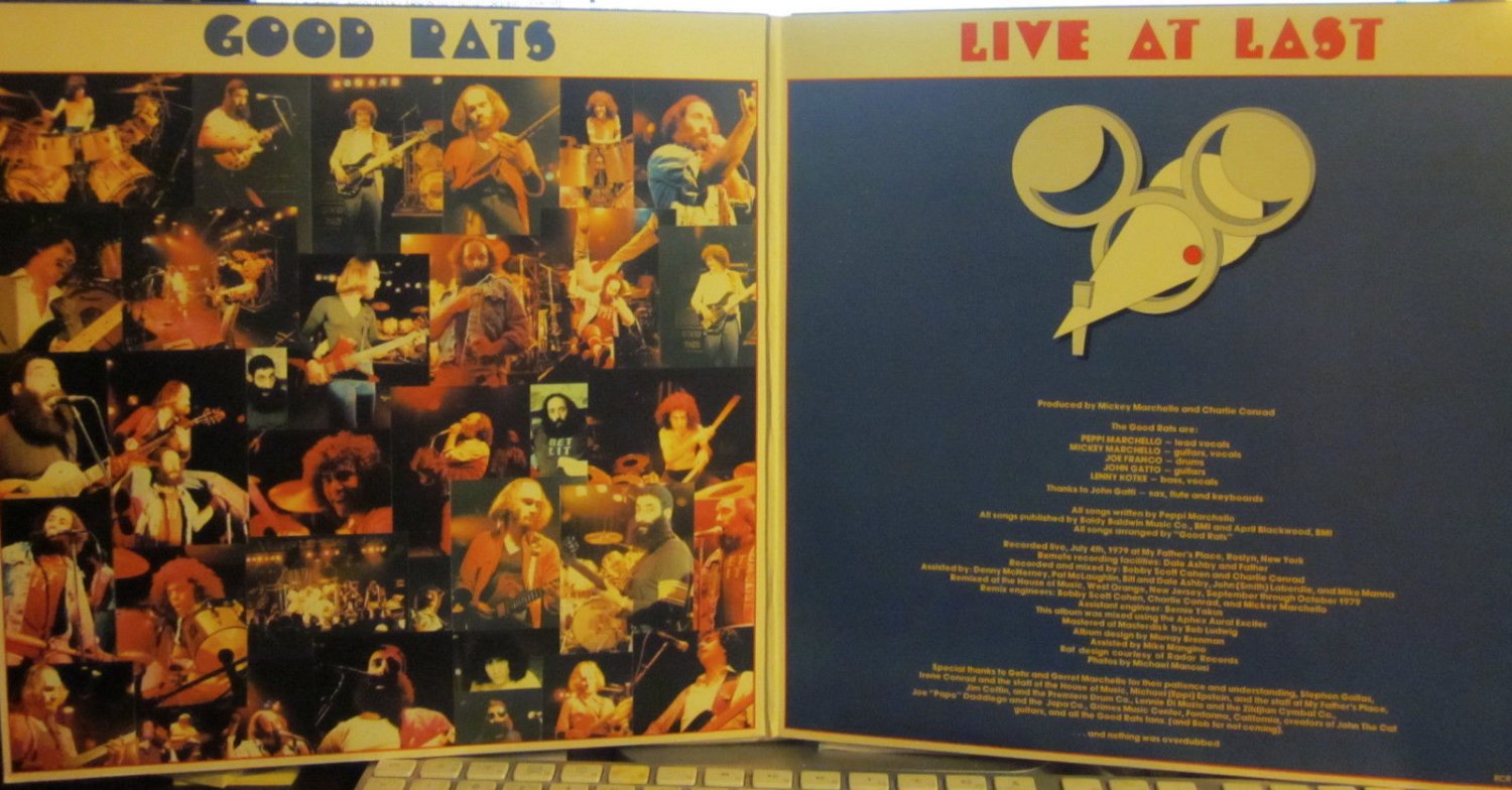 Good Rats - Live at Last (Rat City 998) 2 LP set (Peppi & Mickey ...