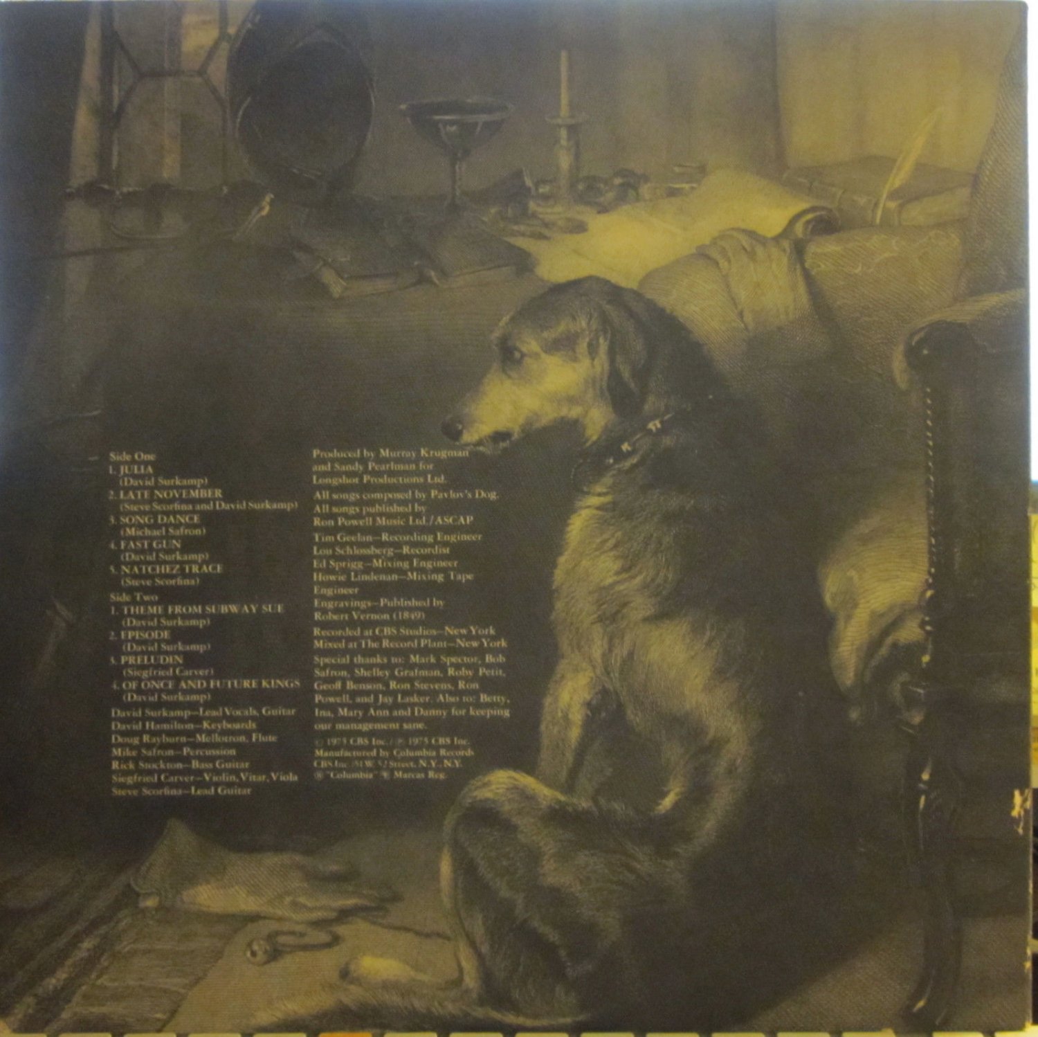Pavlov's Dog - Pampered Menial (Columbia 33552) (David Surkamp ...