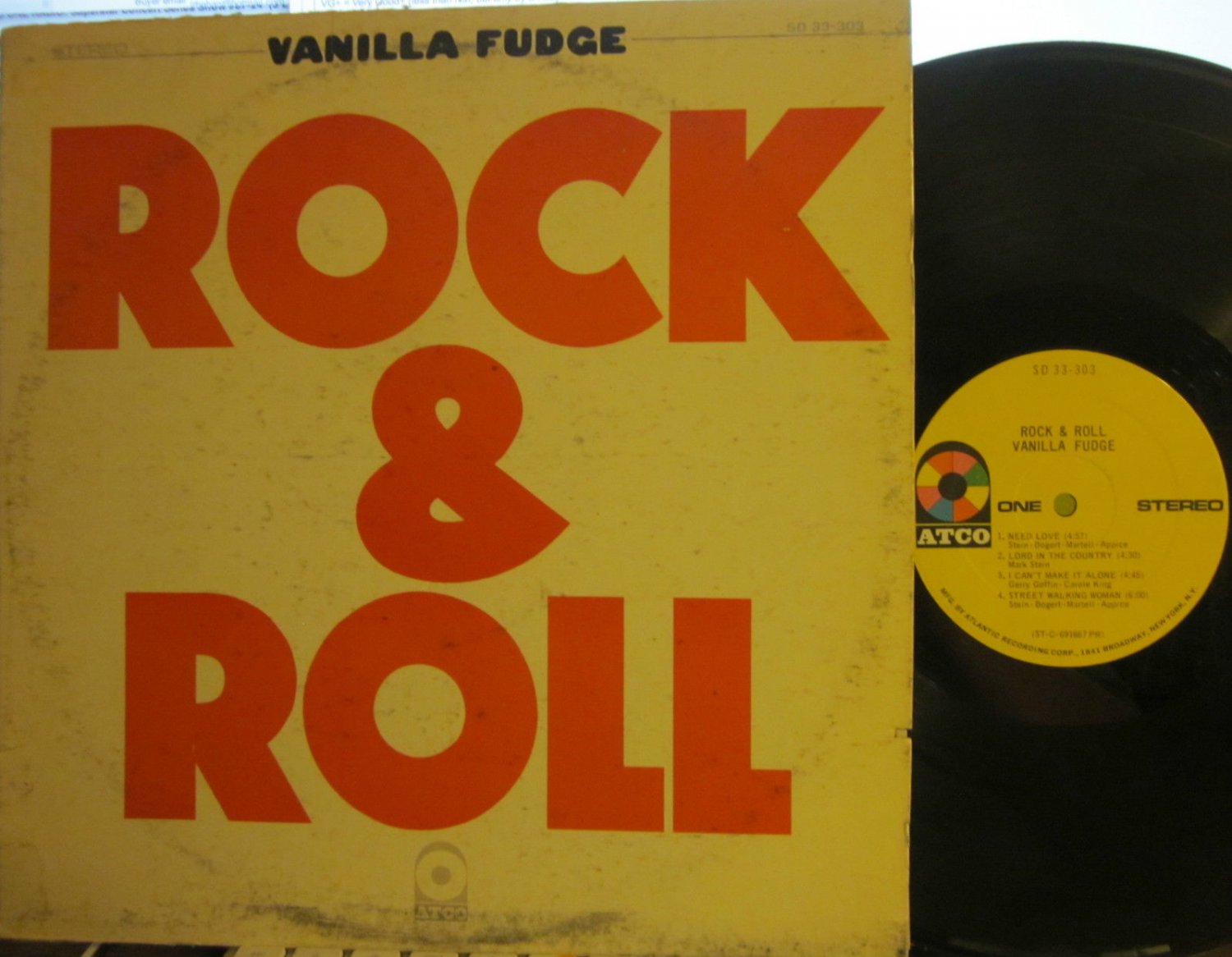 Vanilla Fudge - Rock & Roll (Atco 33-303) Carmine Appice ("If You Gotta Make a