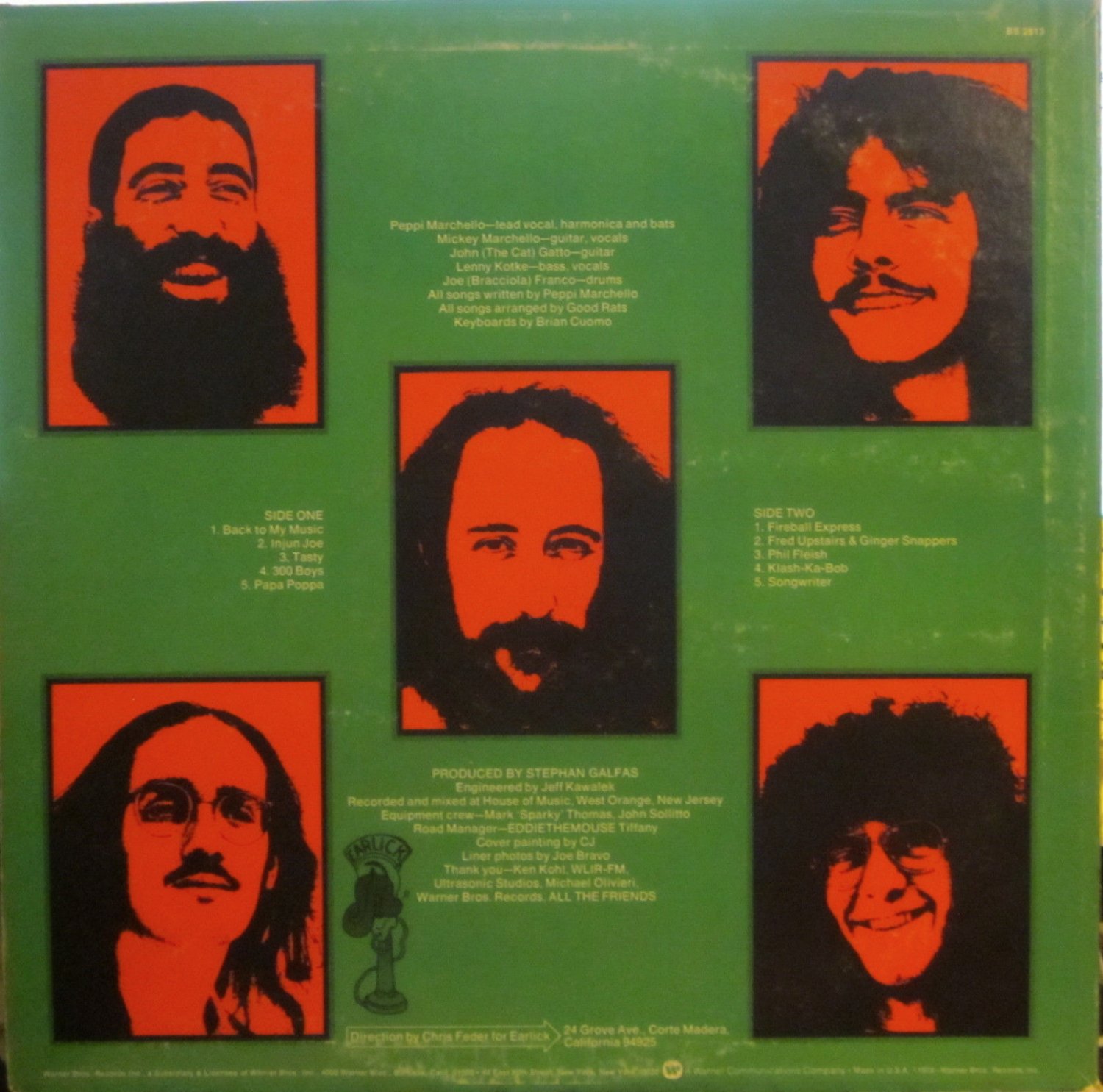 Good Rats - Tasty (W.B. 2813) '74 (Peppi & Mickey Marchello) (cover art ...