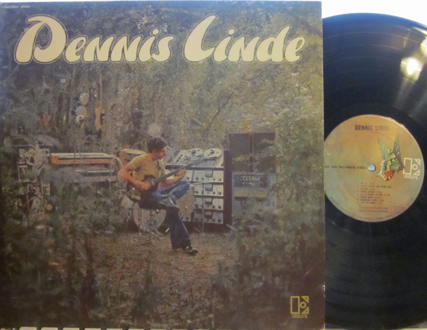 Dennis Linde - Dennis Linde (Elektra 75062) (with his "Burning Love ...