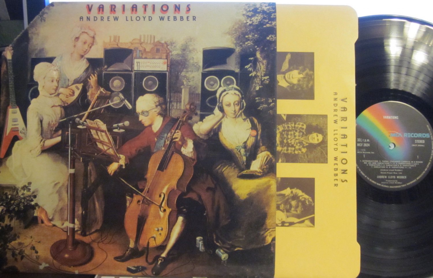 Andrew Lloyd Webber - Variations (with 7" single) (Rod Argent, Garry ...