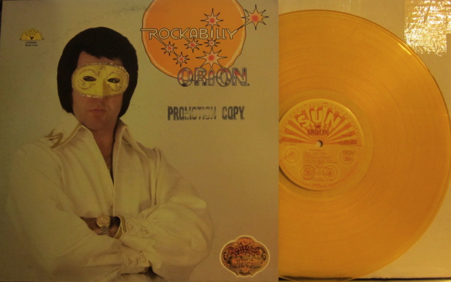 Orion - Rockabilly (Sun 1021) Gold vinyl (Jimmy Ellis) Elvis Presley ...