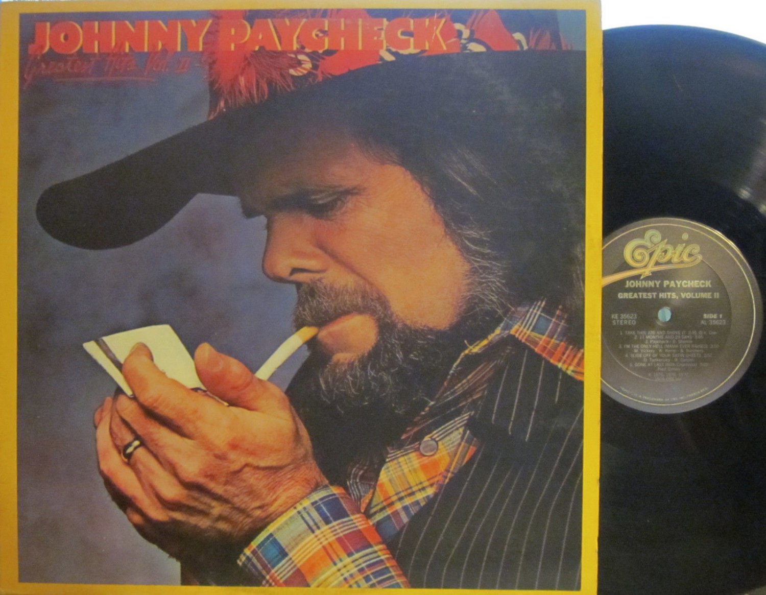 Johnny Paycheck - Greatest Hits Vol. II (Epic 35623) ('78) (Take This ...
