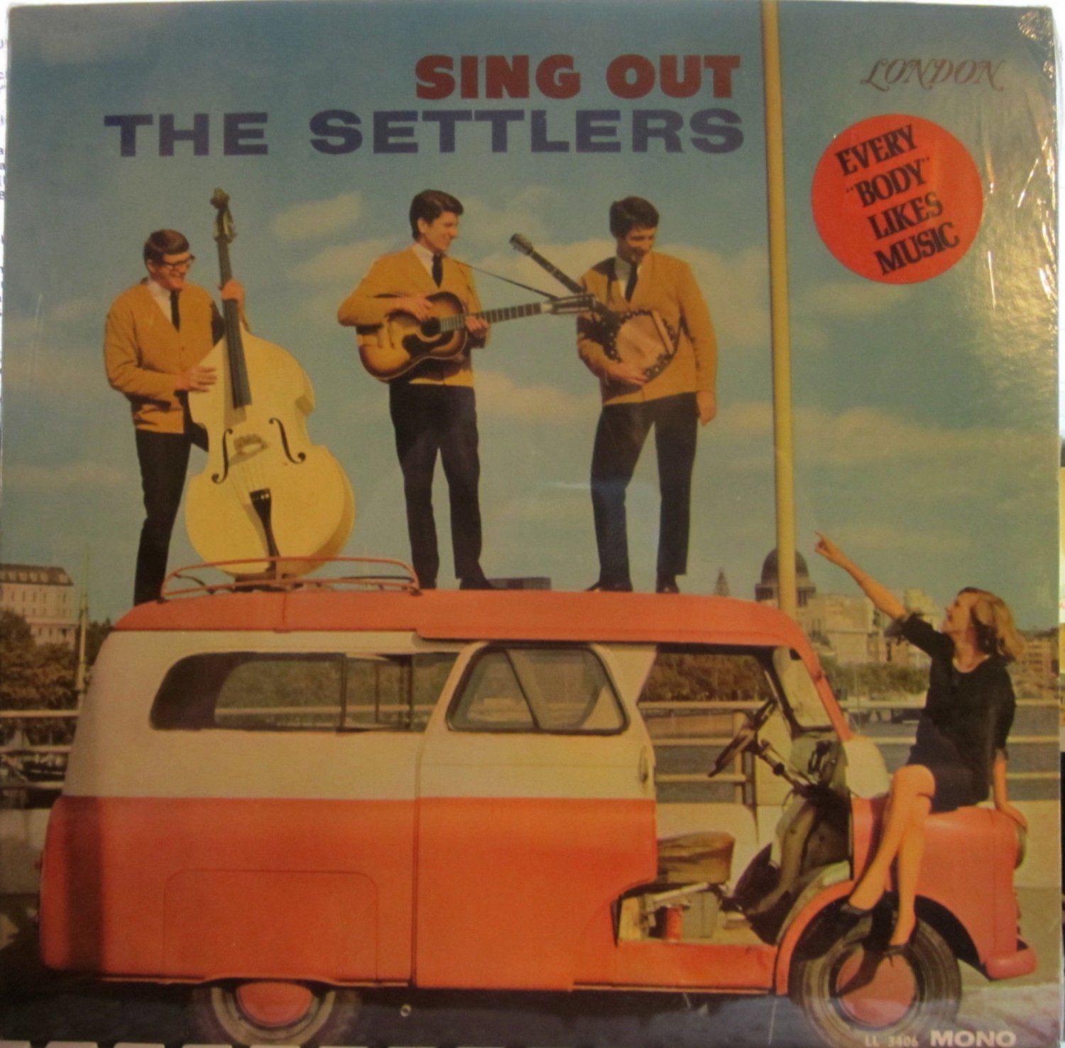 Settlers - Sing Out (London 3406) (Mono) (sealed) (Cindy Kent)