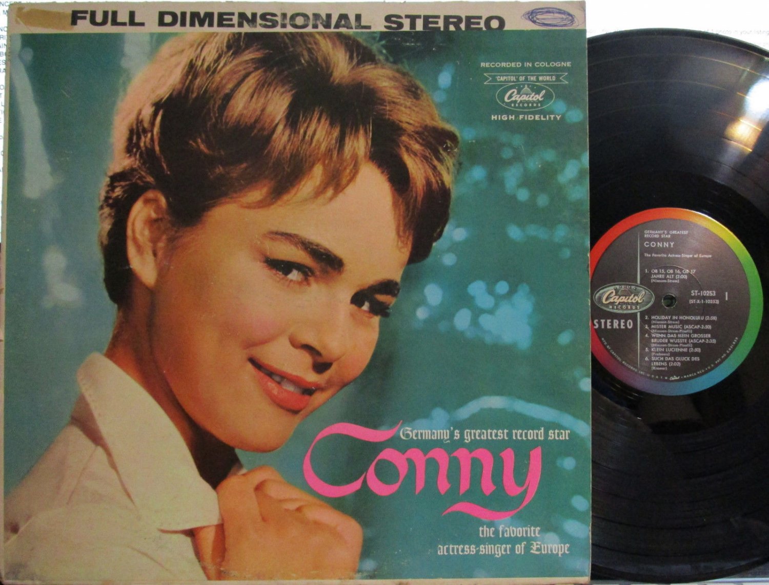 Conny (Froeboess) - Germany's Greatest Record Star (Capitol ST-10253)