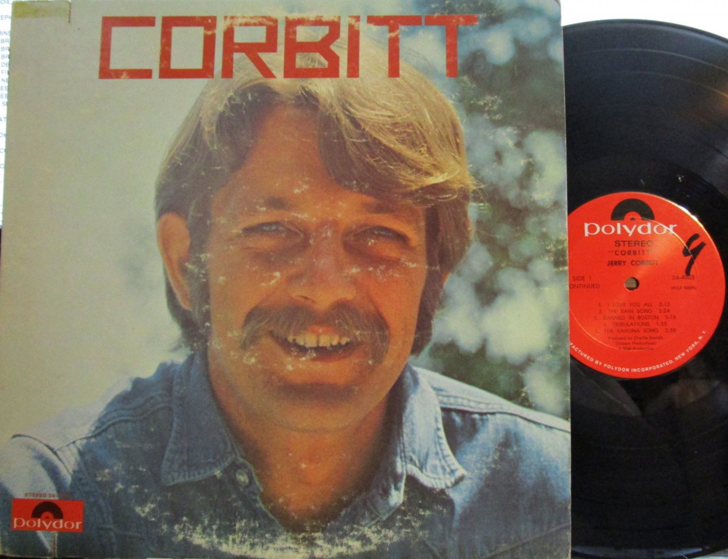 Jerry Corbitt - Corbitt (Polydor 24-4003) (of The Youngbloods) ('69) C ...