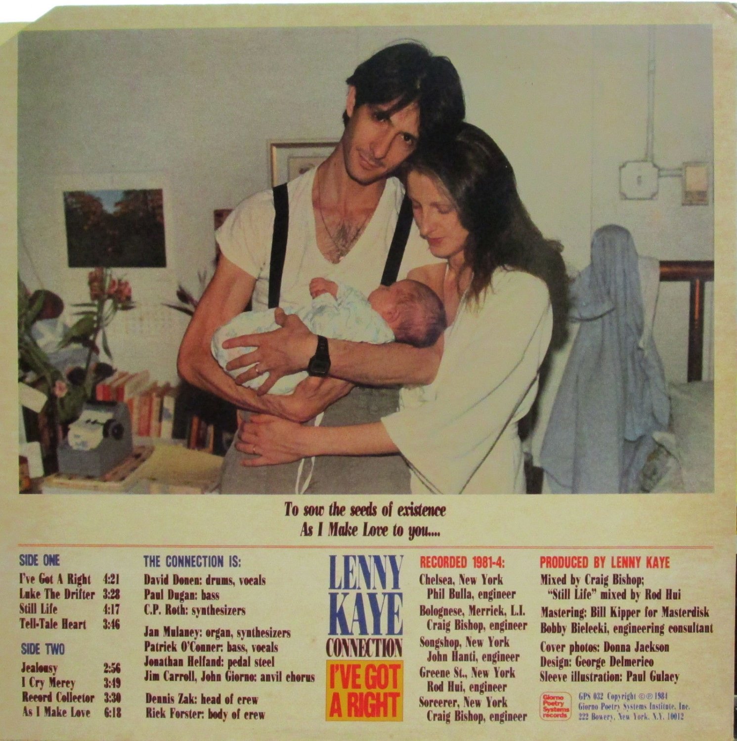 Lenny Kaye Connection - I've Got a Right (of Patti Smith Group) Nuggets ...