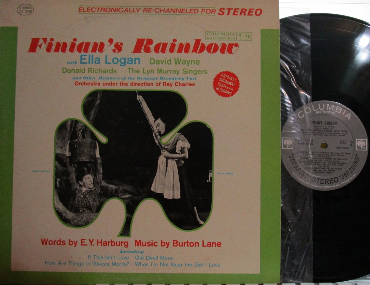 Finian's Rainbow (Soundtrack) Columbia OS 2080 (Ella Logan, David Wayne ...
