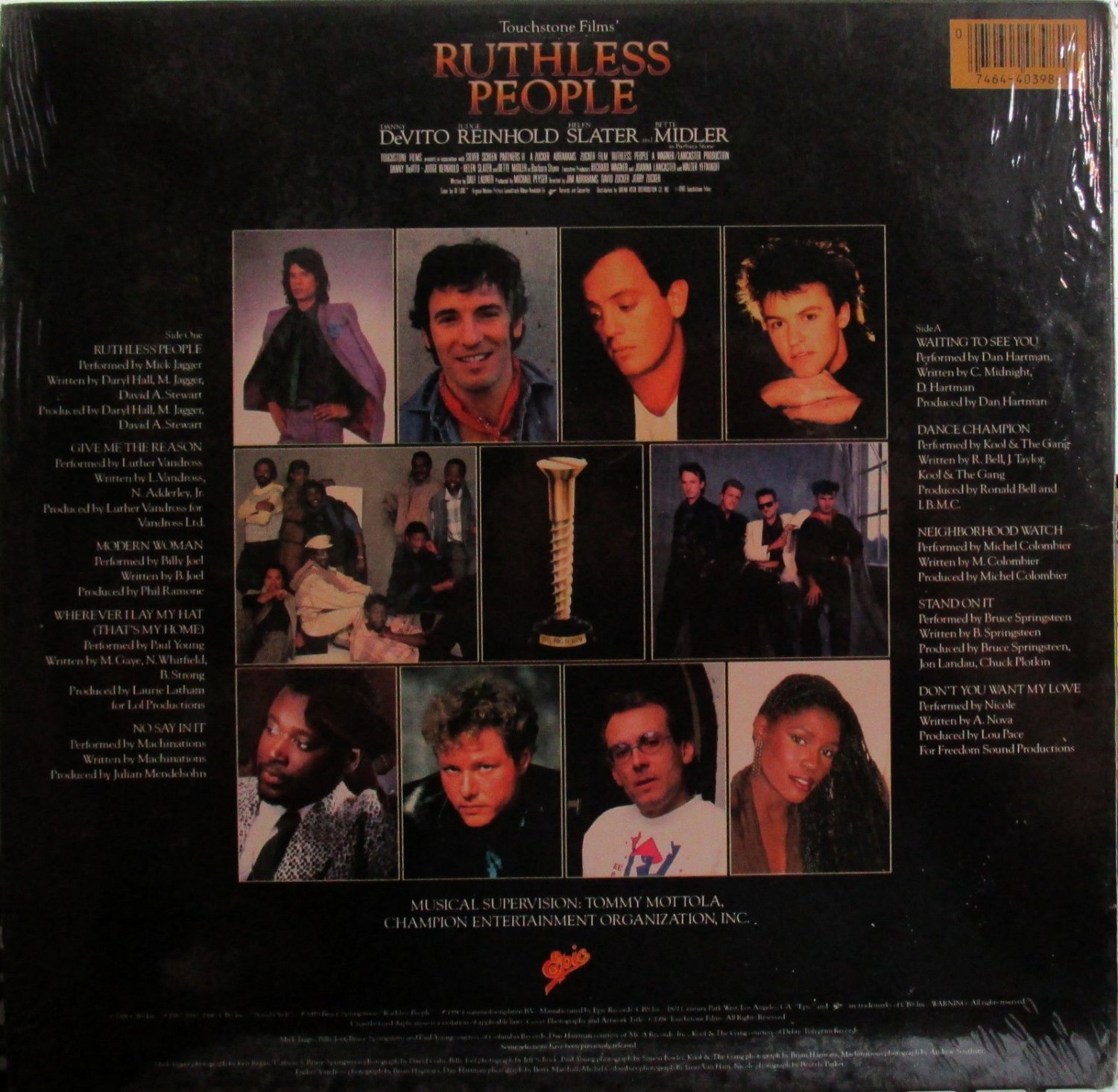 Ruthless People (Soundtrack) (Bruce Springsteen, Mick Jagger, Luther ...