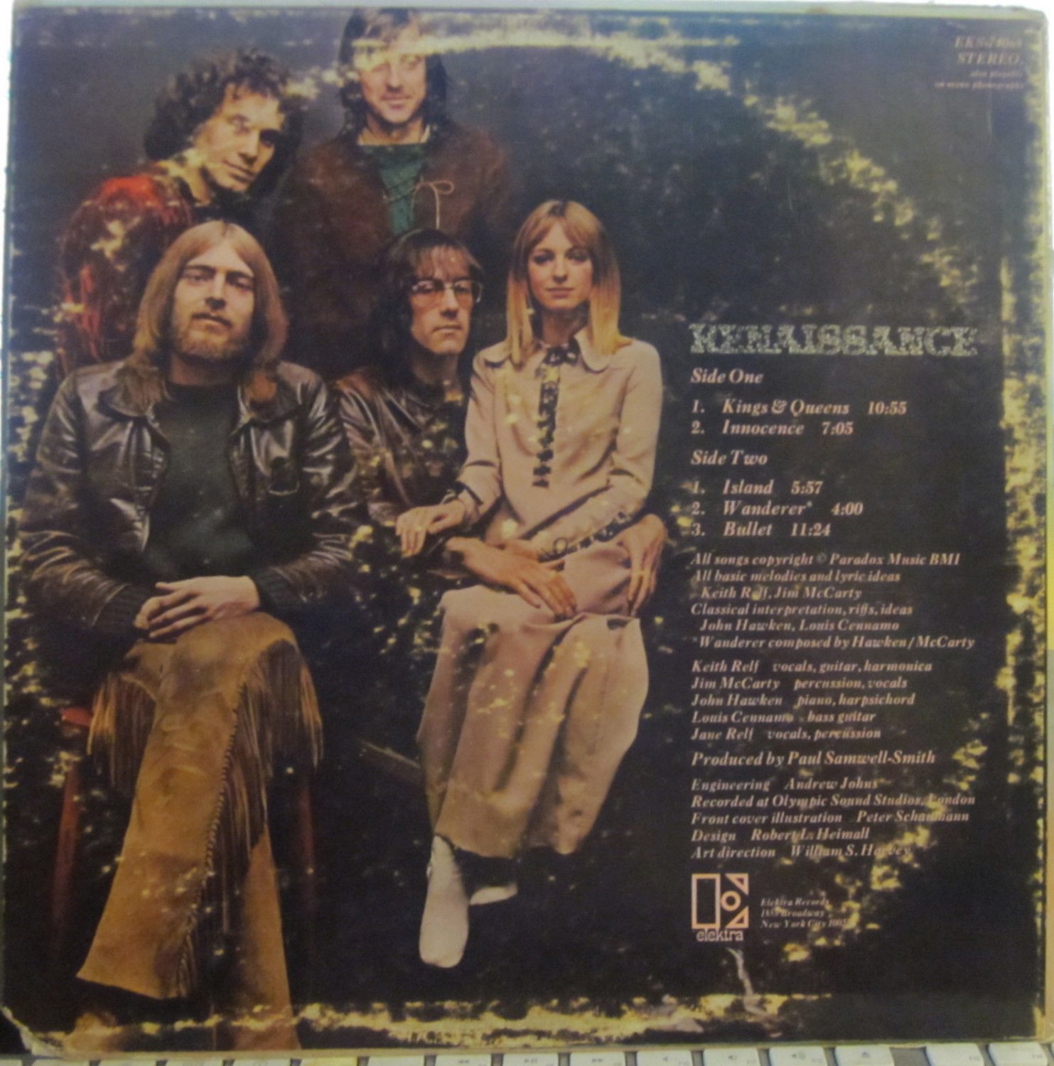 Renaissance (Elektra) (Keith Relf of Yardbirds) (group on BC) RL for R ...
