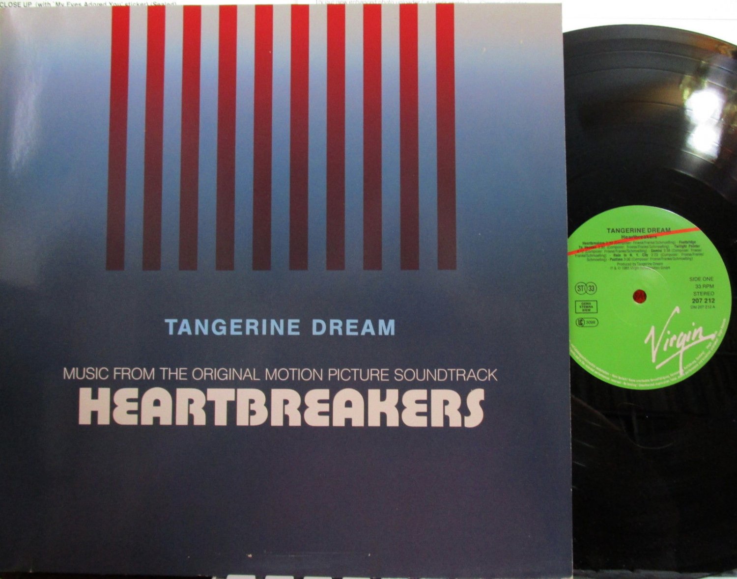 Heartbreakers (Soundtrack) (Tangerine Dream) (Carol Wayne, Carol Laure ...
